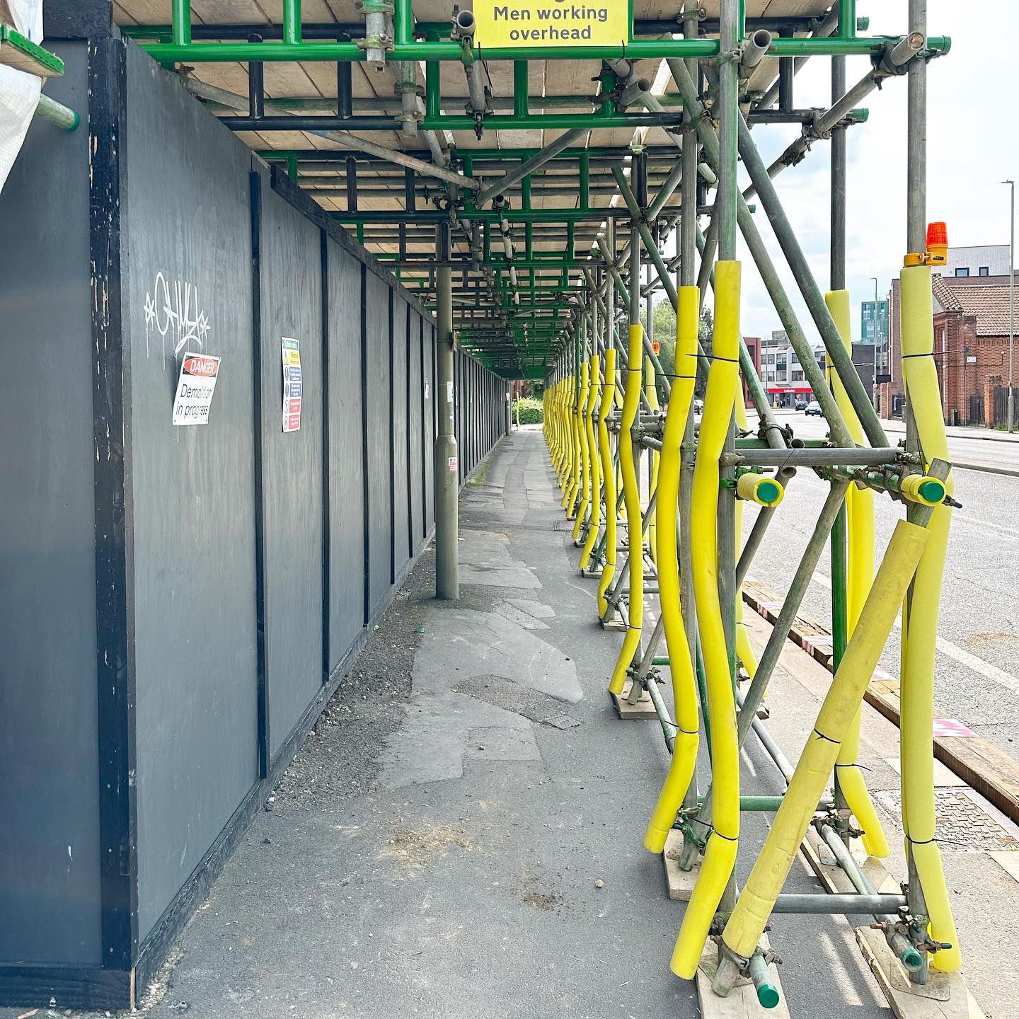 Designed Gantry for demolition works in Oxford #scaffolding #scaffold # ...